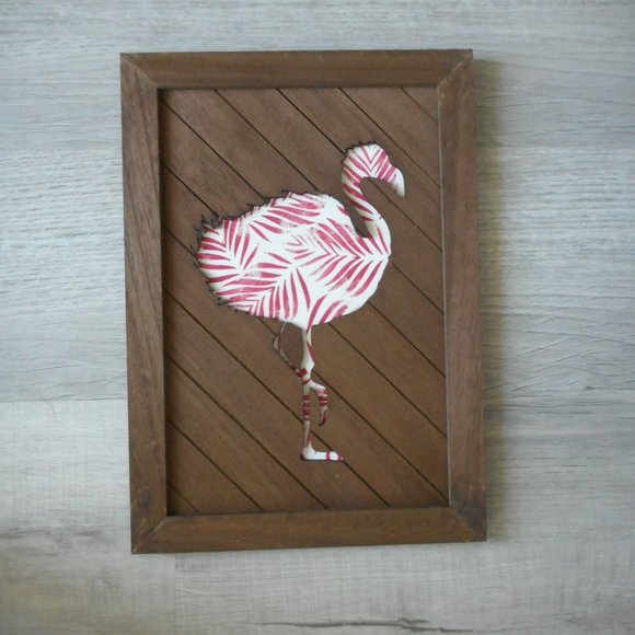 Dei | Wall Decor | Dei Layered Flamingo Wall Sign 4 X 1 | Poshmark